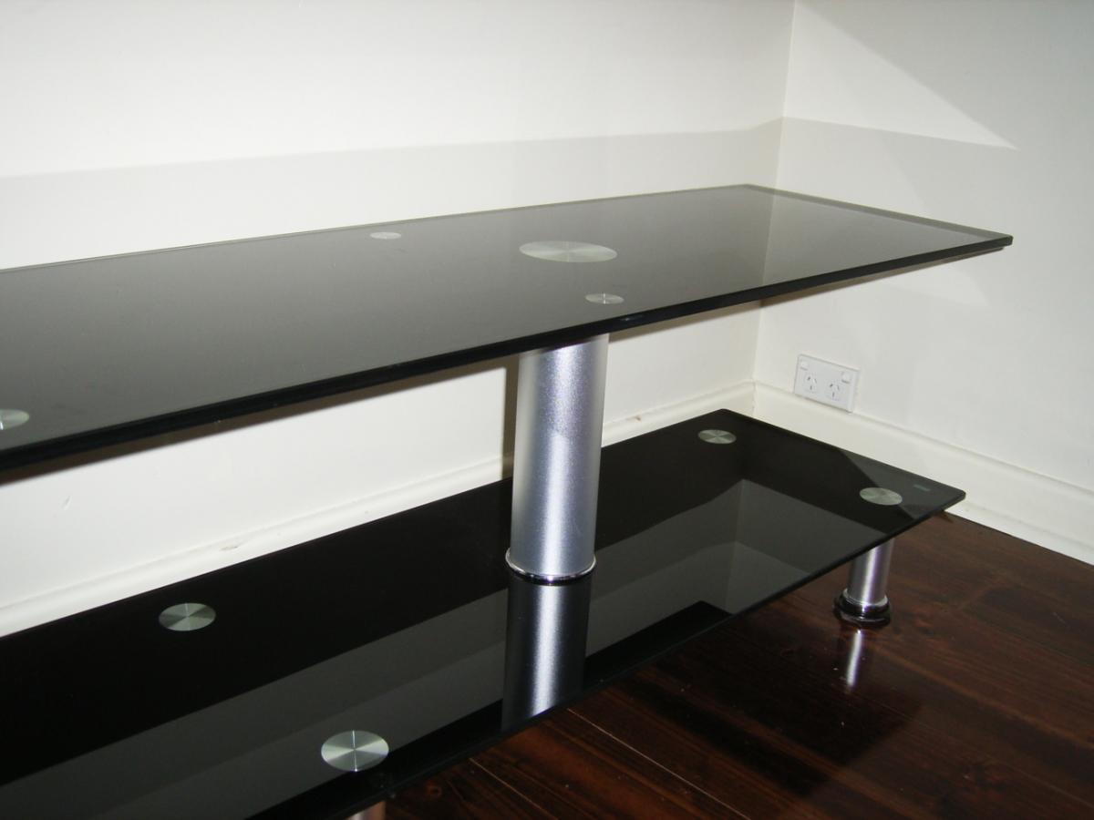 SOLD: FS: Black Glass AV Entertainment Unit - Adelaide SOLD |﻿ Stereo ...
