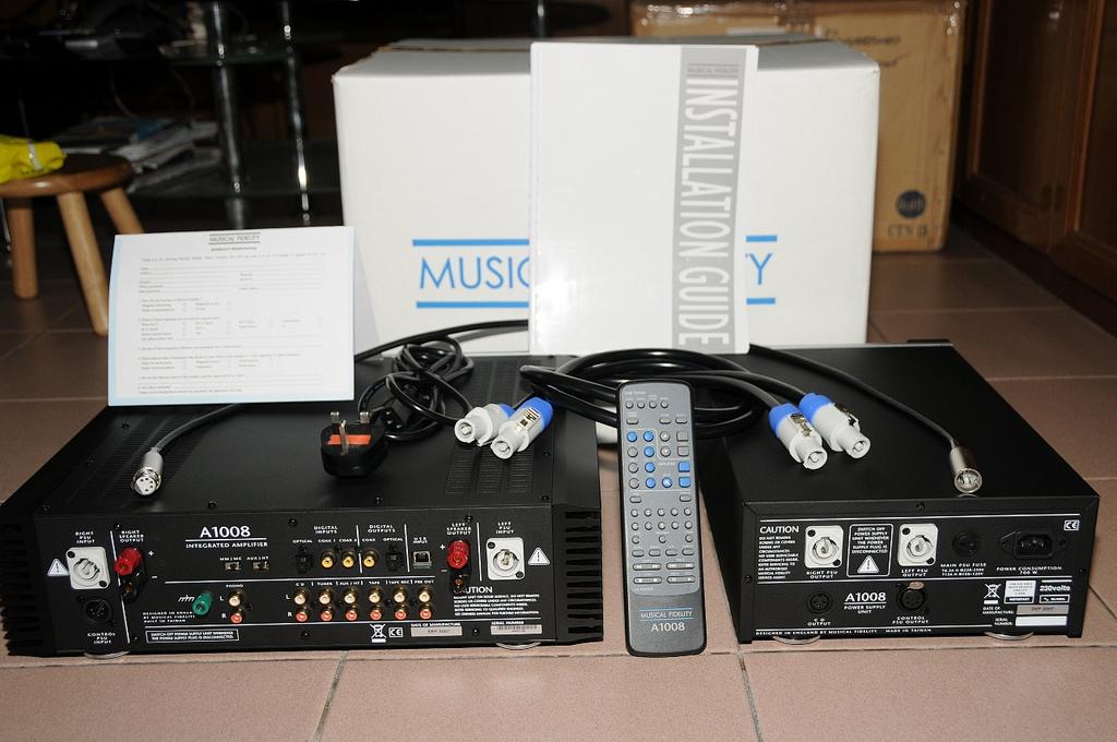 FS: Musical Fidelity A1008 Integrated Amplifier - Stereo, Home Cinema ...