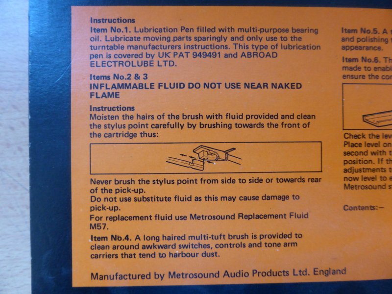 FS: Vintage Turntable Care Kit (new) - Stereo, Home Cinema, Headphones ...