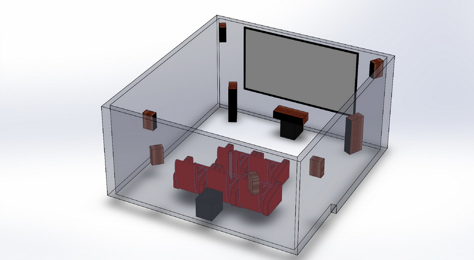 Theater Room Concept Model |﻿ Room Acoustics, Construction and Design