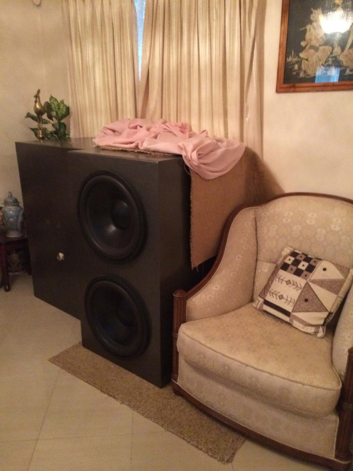 SOLD: Fs - 4 X 18" Exodus Audio Maelstrom Drivers In 2 Enclosures ...