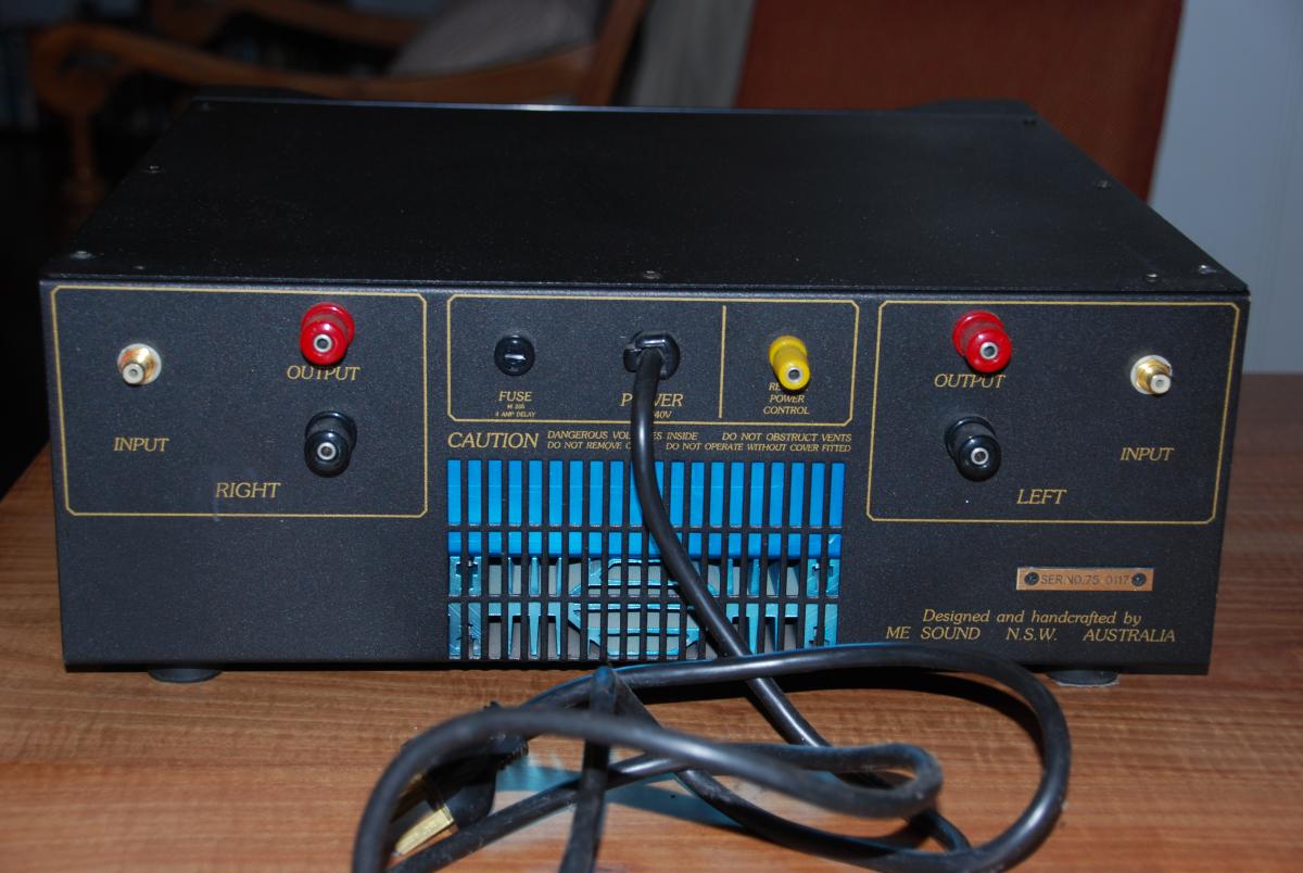 SOLD: FS: ME 750 Power Amplifier - Stereo, Home Cinema, Headphones ...