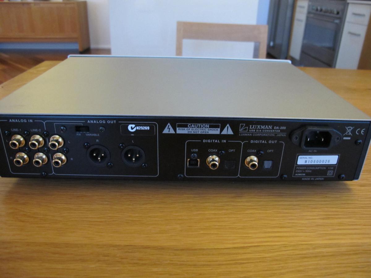 SOLD: FS: Luxman DA200 (DAC, headphone amp, preamp) relisted, again ...