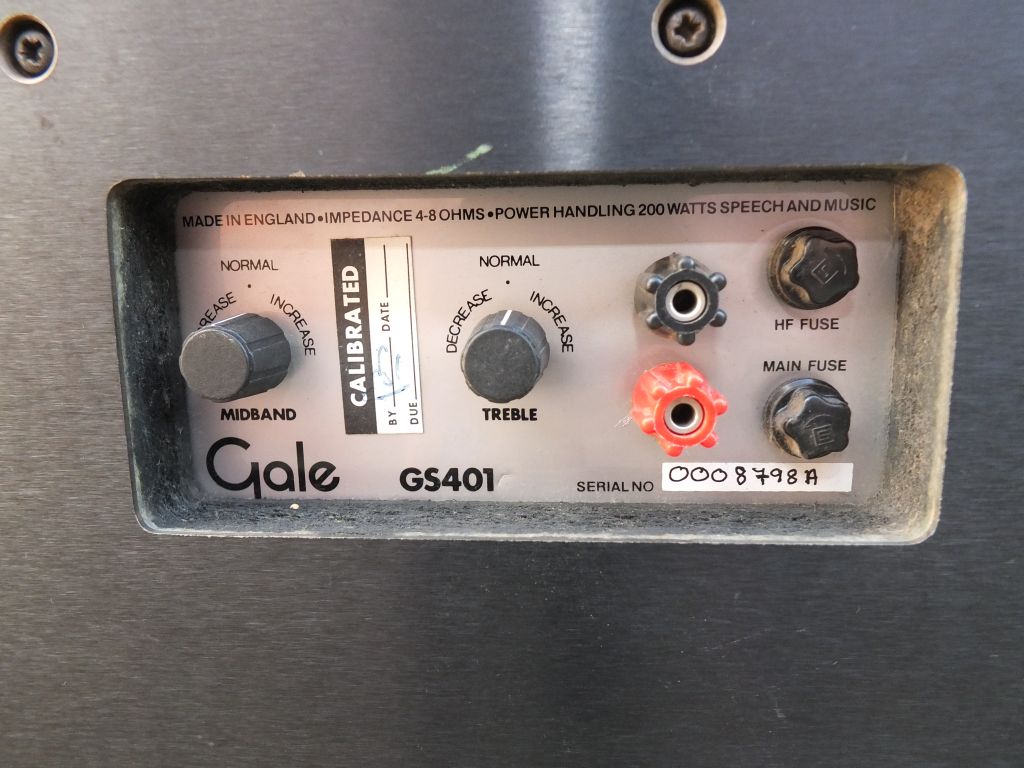 SOLD: FS: Gale GS 401A speaker pair - Stereo, Home Cinema, Headphones ...