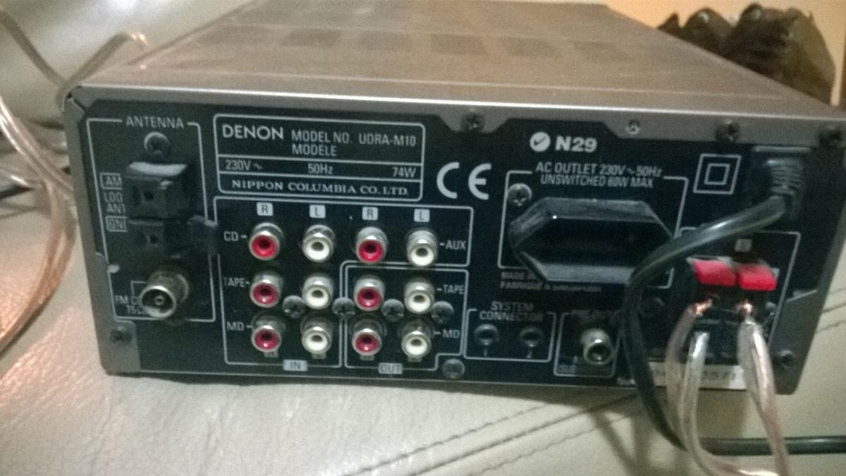 SOLD: FS: denon udra-m10 and denon scm51 speakers (designed by Mission ...