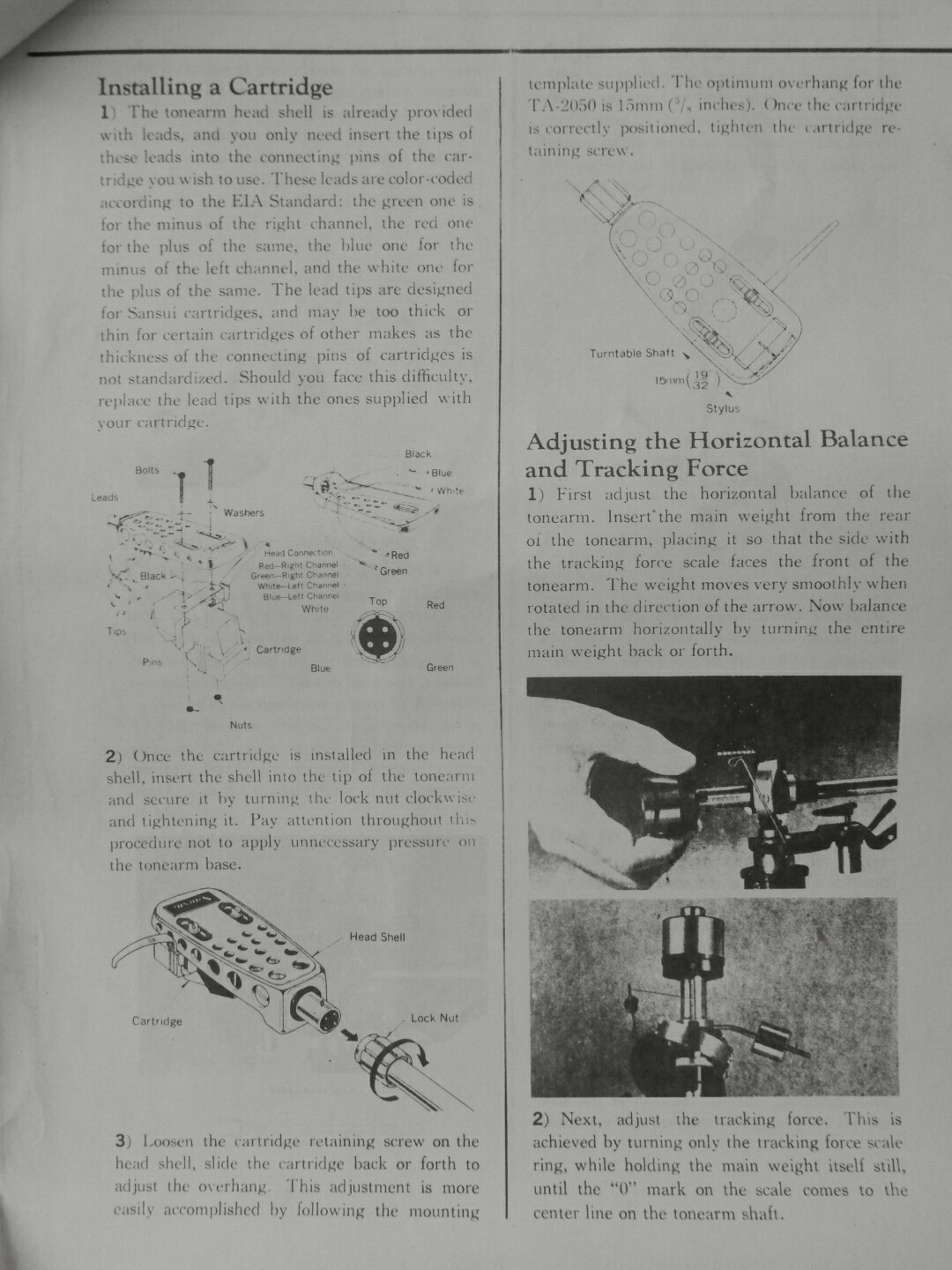 Some info about JH Reproducers and Sansui 1050/2050 arms - Turntables ...