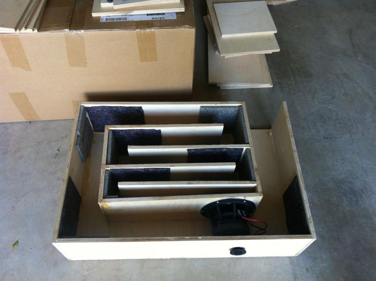 25hz Anarchy Tapped Horn courtesy of Lilmike (Mike P) - DIY Audio ...