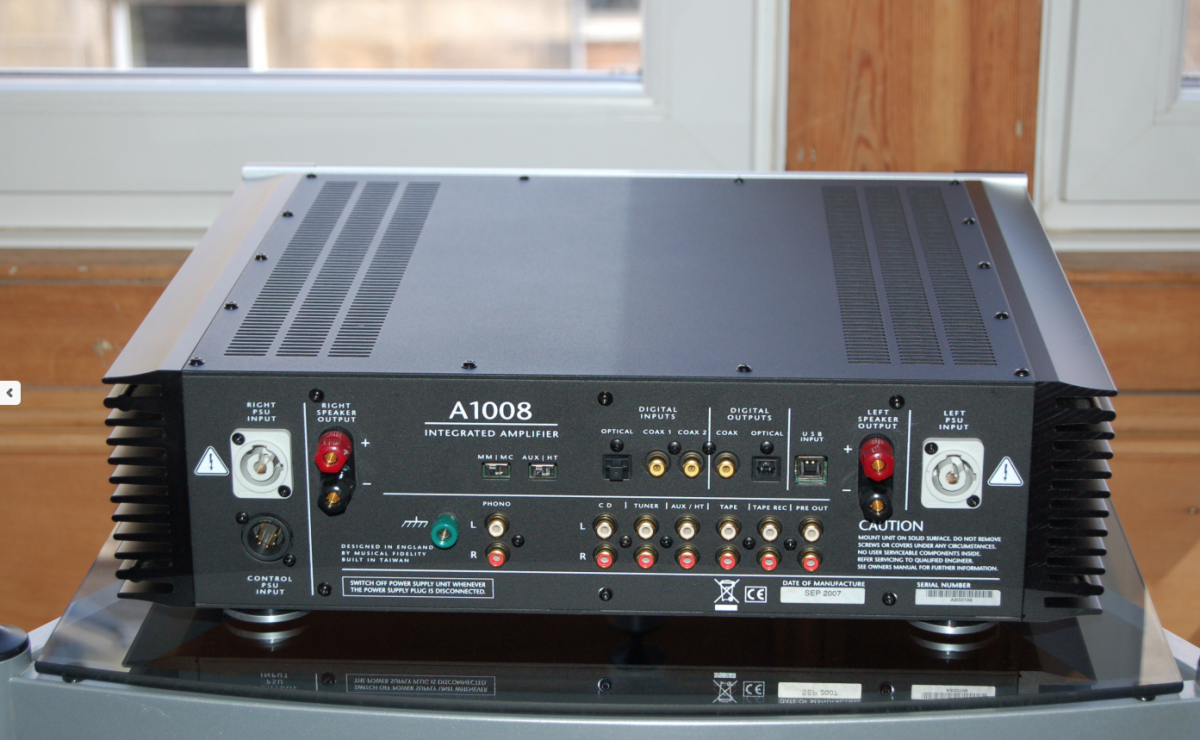 FS: Musical Fidelity A1008 Integrated Amplifier |﻿ Stereo, Home Cinema ...