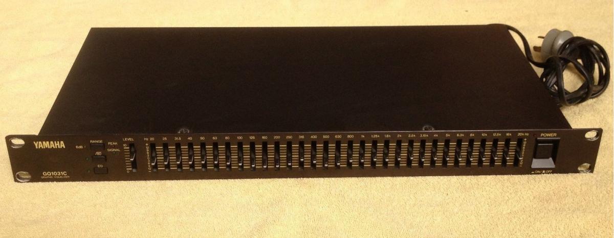 FS: Yamaha GQ1031C Single Channel 31-band Graphic Equalizer - Stereo, Home Cinema, Headphones ...
