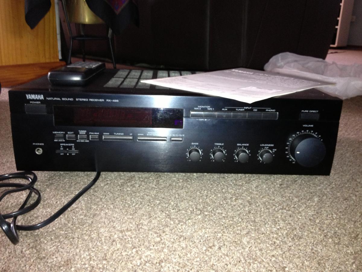Yamaha RX-485 INTRGRTD AMP - Stereo, Home Cinema, Headphones Components ...