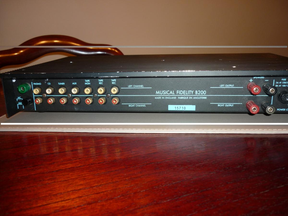 SOLD: Musical Fidelity B200-X Integrated Amplifier Vintage - Stereo ...