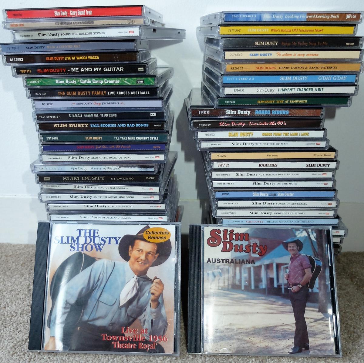 SOLD: FS: Slim Dusty CD Collection - 61 CDs approx - Stereo, Home ...
