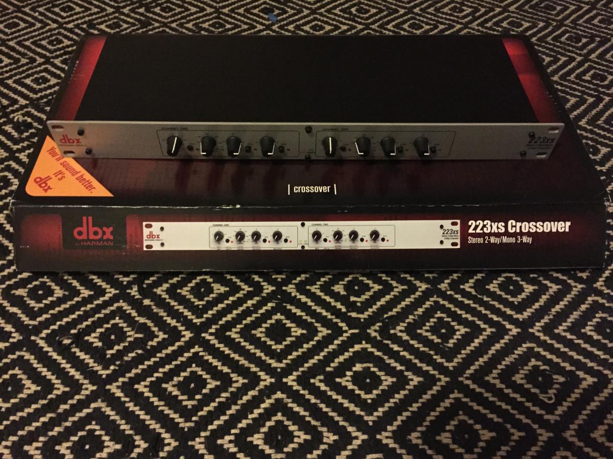 SOLD: DBX 223XS Electronic Crossover - Stereo, Home Cinema, Headphones ...