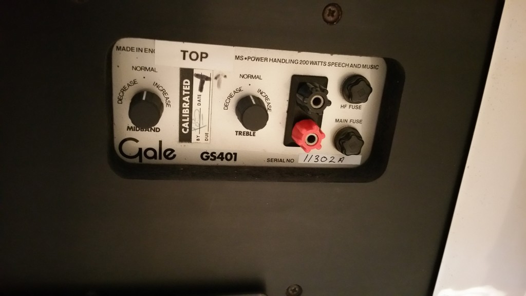 SOLD: FS: Gale GS401A Speakers fully refurbished + replica Gale Chrome ...