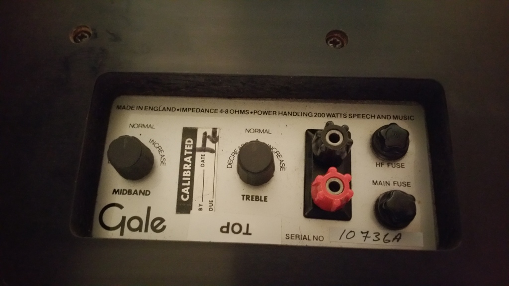 SOLD: FS: Gale GS401A Speakers fully refurbished + replica Gale Chrome ...