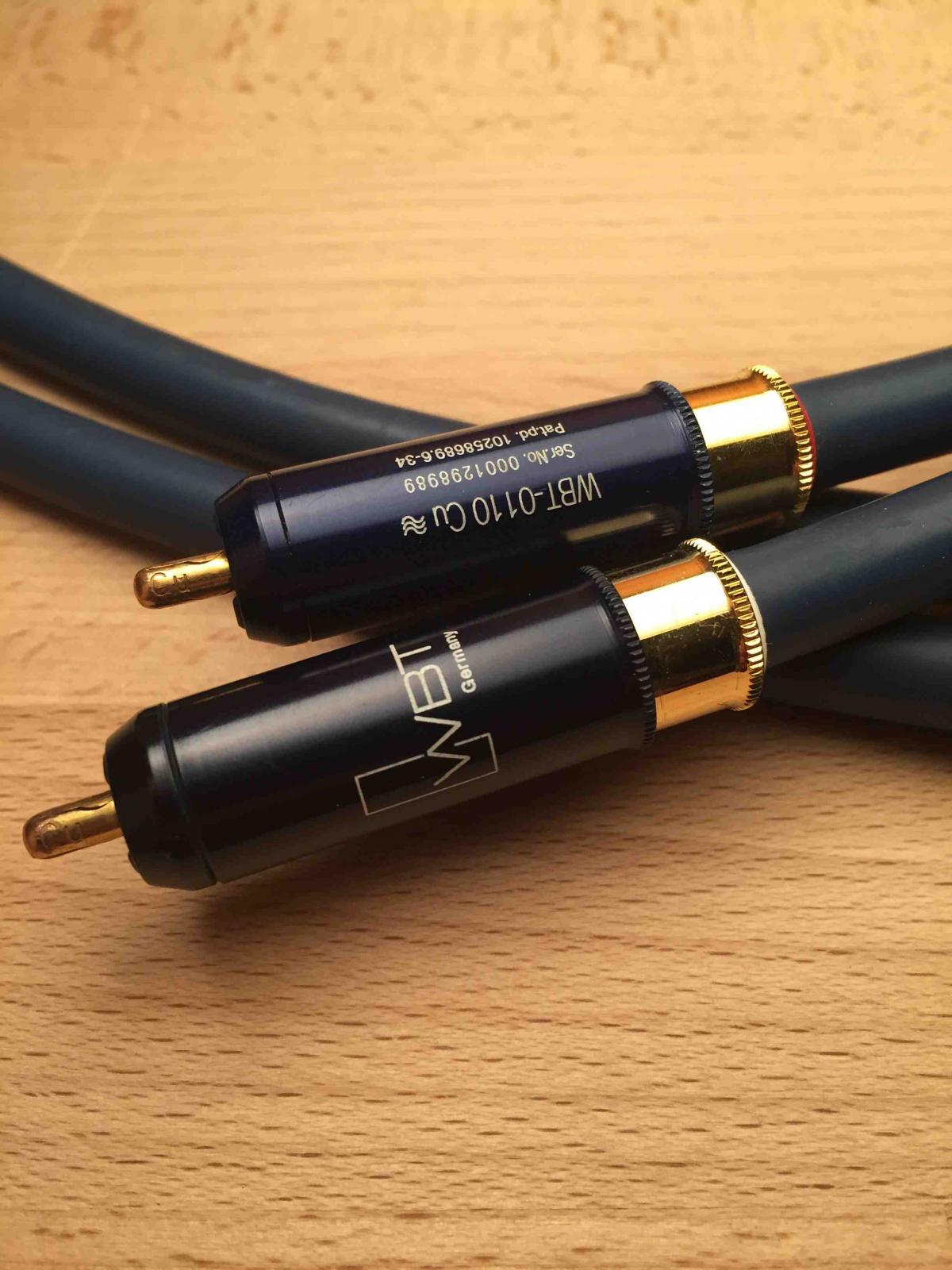 SOLD: FS: OYAIDE Straight Line 75AD 1.0m cables with WBT NextGen RCA ...