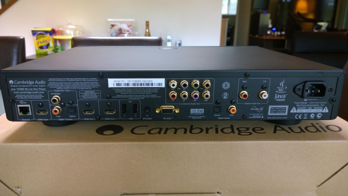 SOLD: Cambridge Audio Azur 752BD Universal Bluray player |﻿ Stereo ...