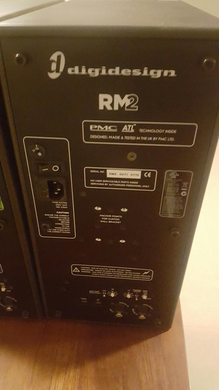 FS: Digidesign RM2 Reference level Monitors (Made by PMC) - Stereo ...