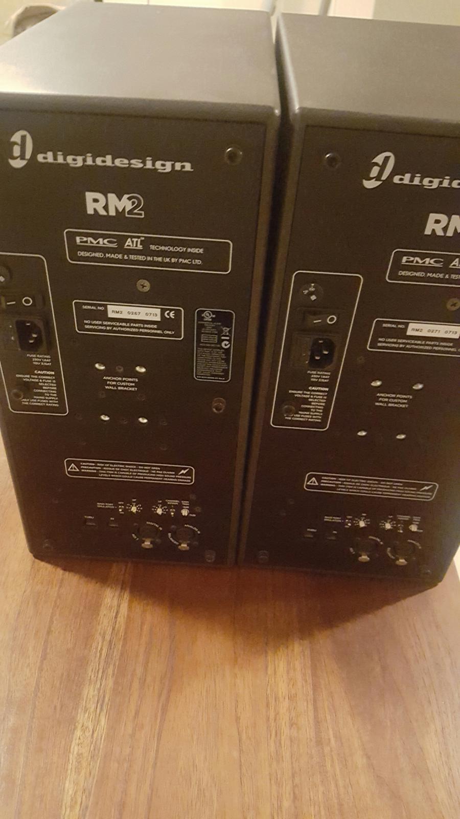 FS: Digidesign RM2 Reference level Monitors (Made by PMC) - Stereo ...