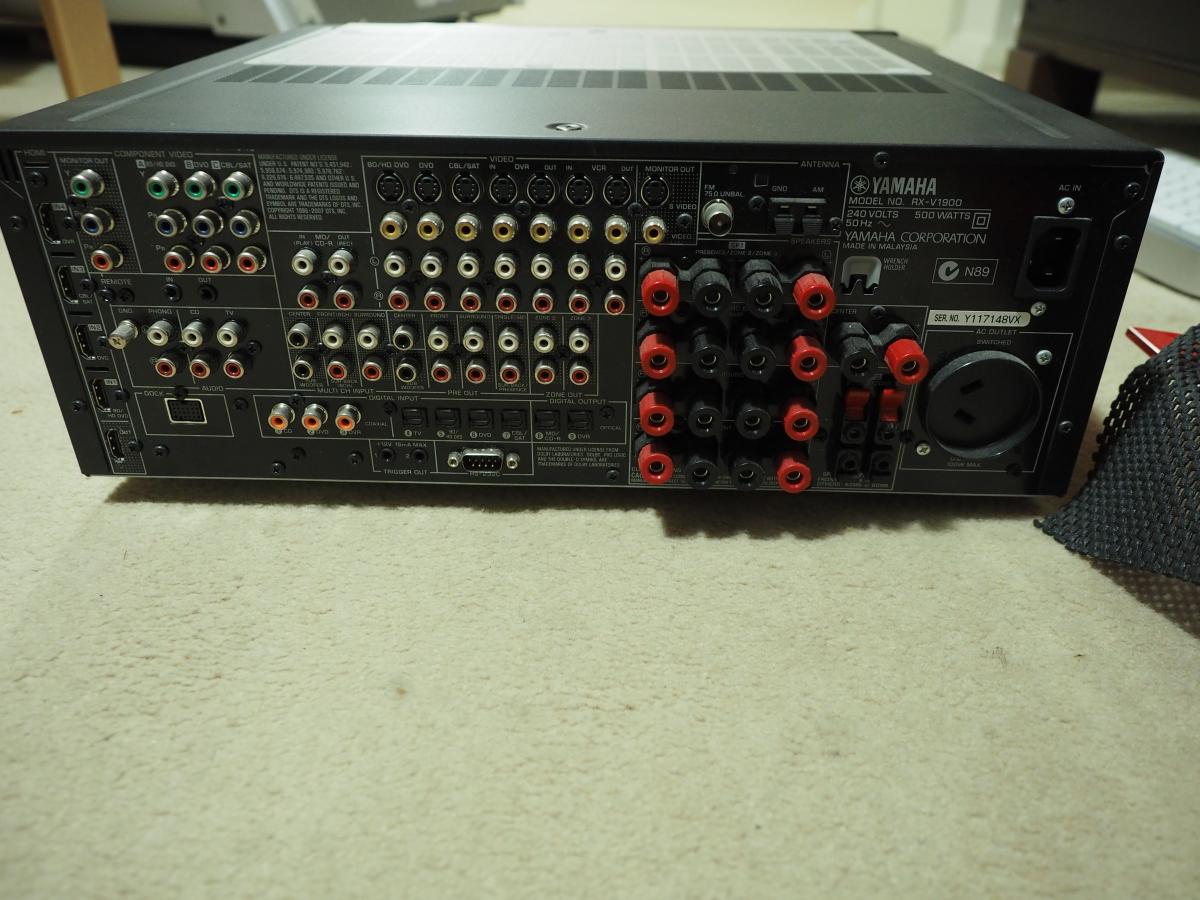 FS: Yamaha AV Receiver RX-V1900 |﻿ Stereo, Home Cinema, Headphones ...