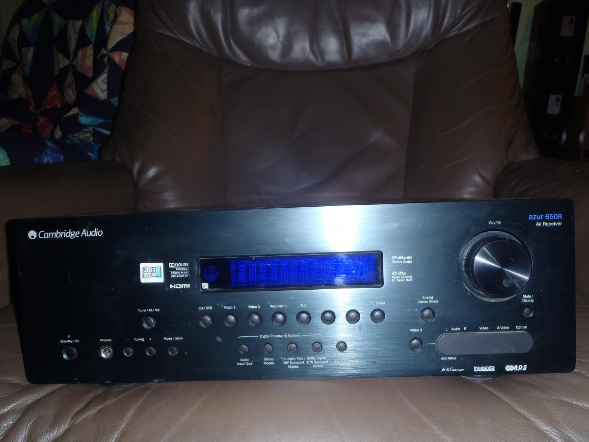 FS: Cambridge Audio azur 650R AV Receiver |﻿ Stereo, Home Cinema ...