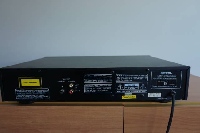 SOLD: FS: Rotel CD Player RCD 965BX Discrete - Stereo, Home Cinema ...