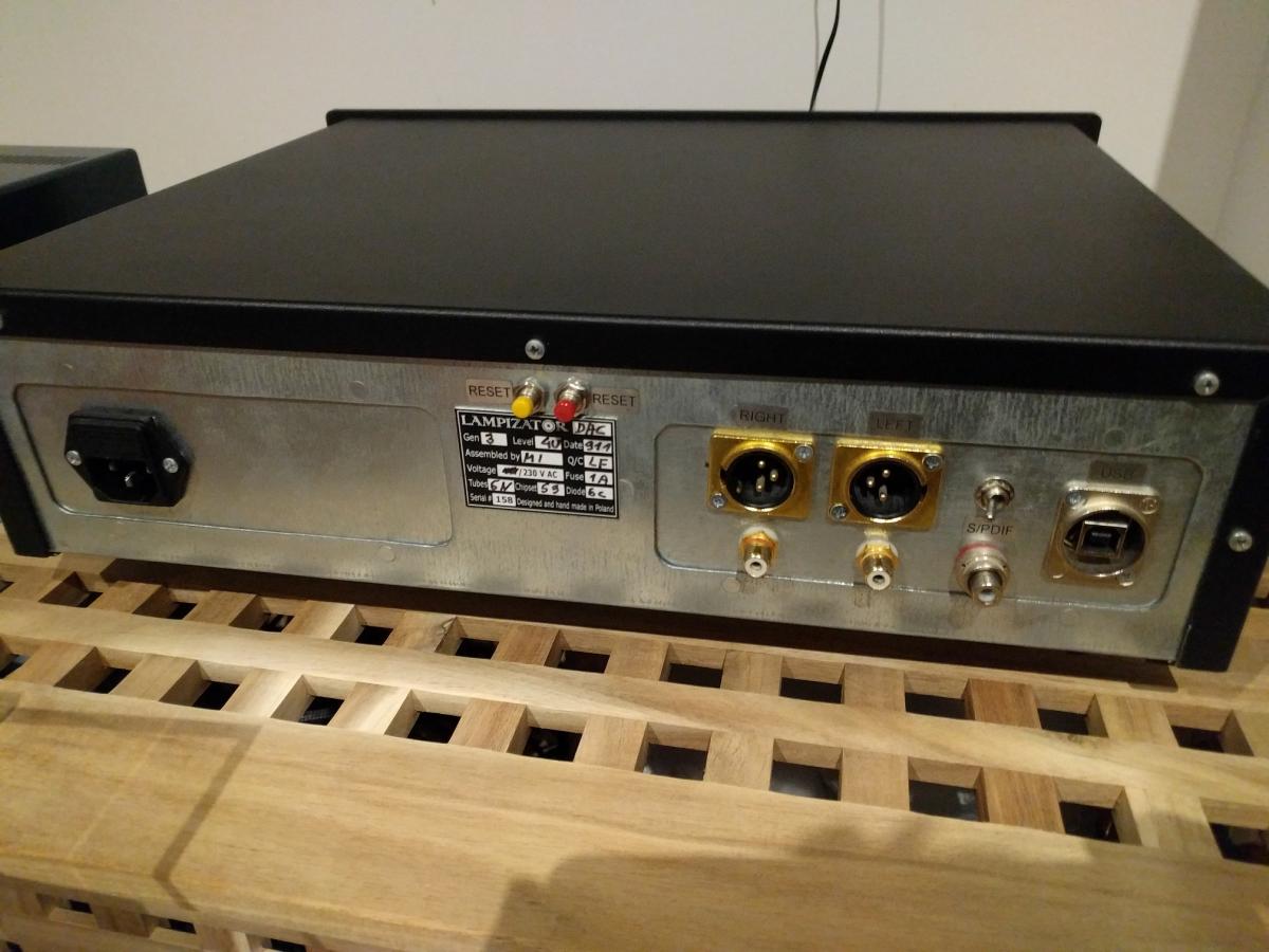 FS: Lampizator Level 4 Gen 3 DAC with Duelund Caps and upgraded tubes ...