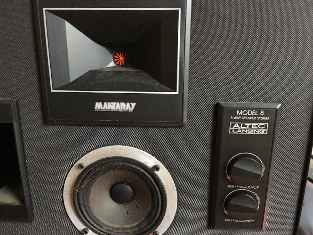 SOLD: FS: Altec Lansing Model 8 Speakers with Mantaray Horns Vintage ...