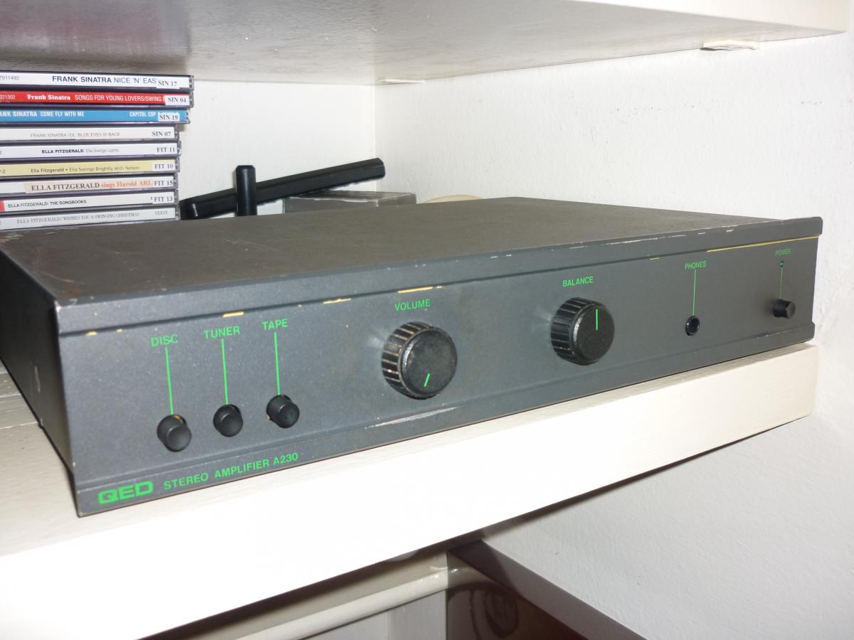 QED A230 INTEGRATED AMPLIFIER, - Stereo, Home Cinema, Headphones ...