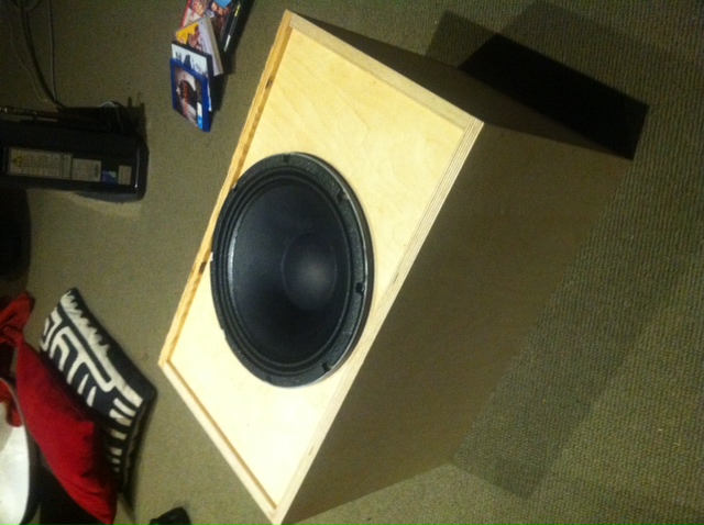 Big 18 inch bass and 12 inch mid bass cab starts - DIY Audio Projects ...