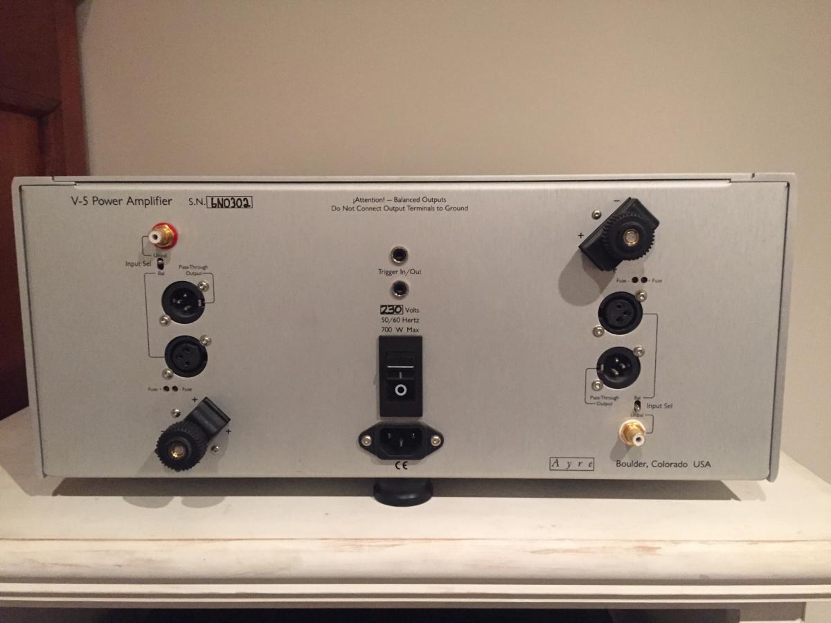 SOLD: FS: Ayre V-5xe evolution Power Amplifier. - Stereo, Home Cinema ...