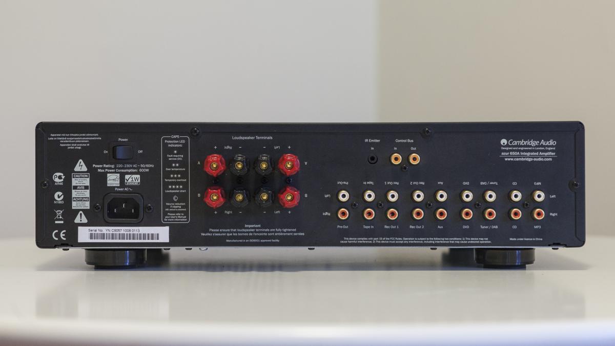 SOLD: FS: Cambridge Audio Azur 650A-B amplifier (grey) - Stereo, Home ...