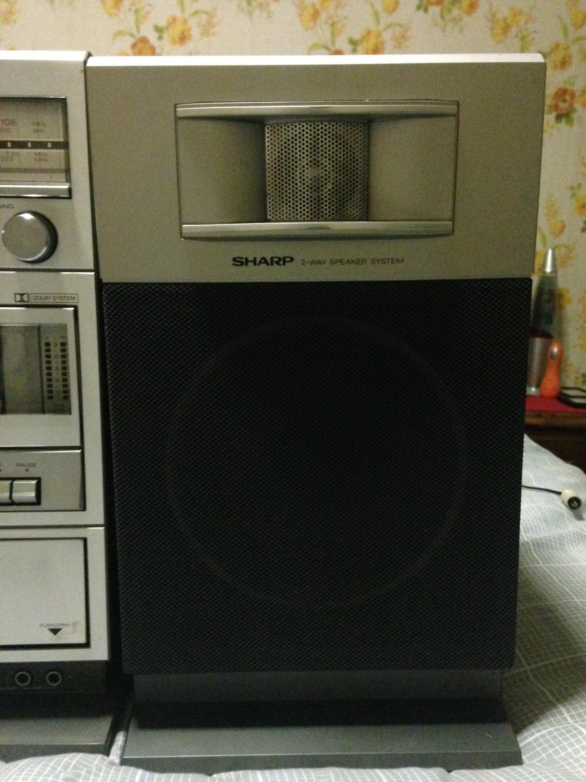 FS: Sharp VZ-3000 Both Sides Vertical Record Player Ghetto Blaster ...