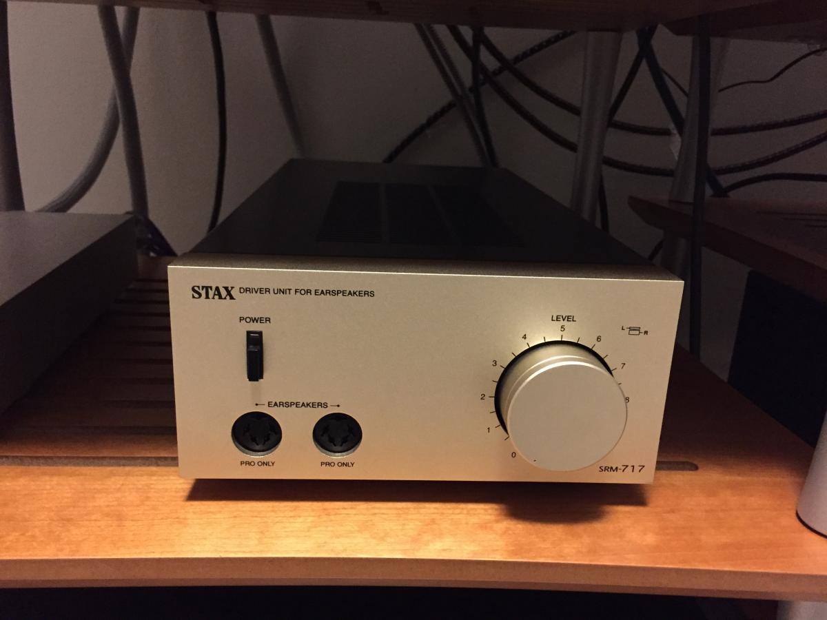 WITHDRAWN OR RELISTED: FS: Stax SRM-717 solid state amplifier - Stereo ...