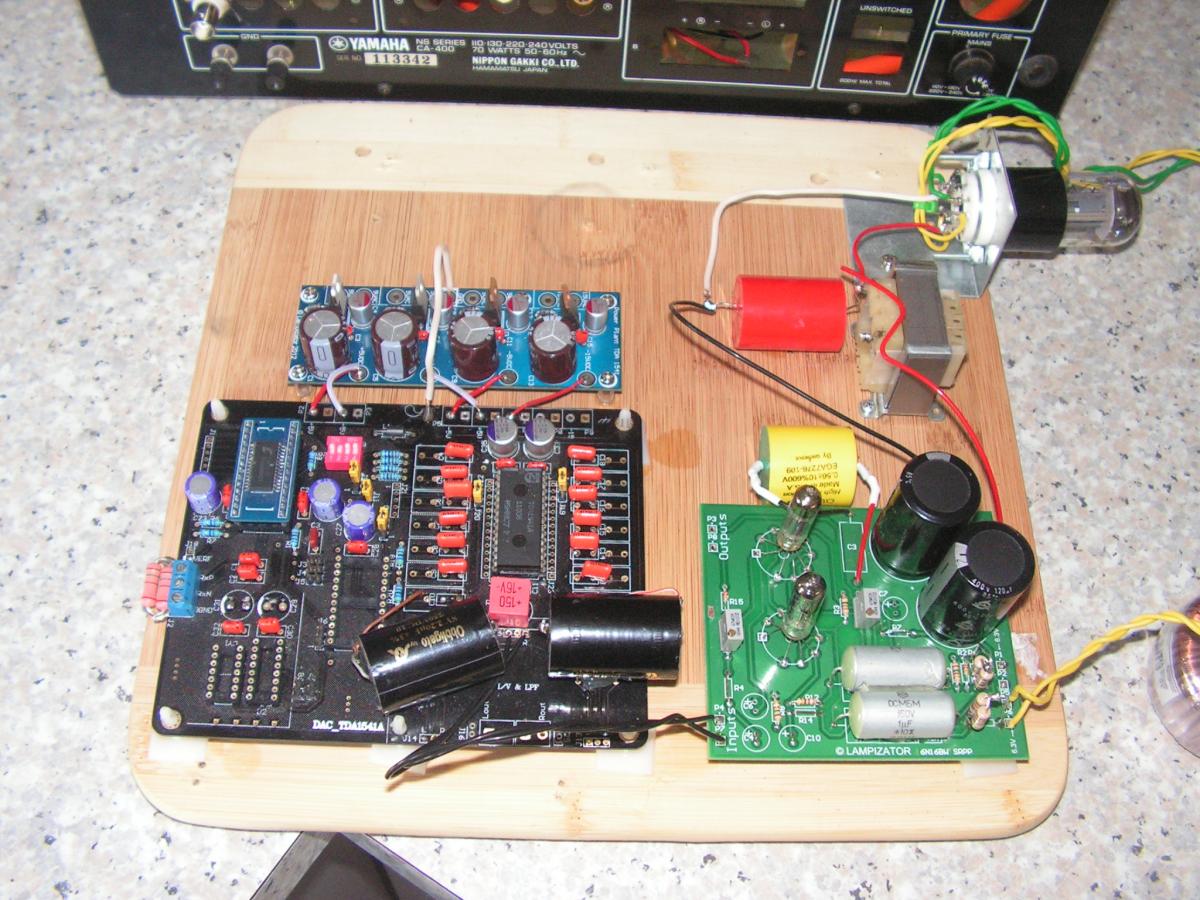 New TDA1541A BASED DAC WITH TUBE OUTPUT - Digital Sources, DACs, and ...