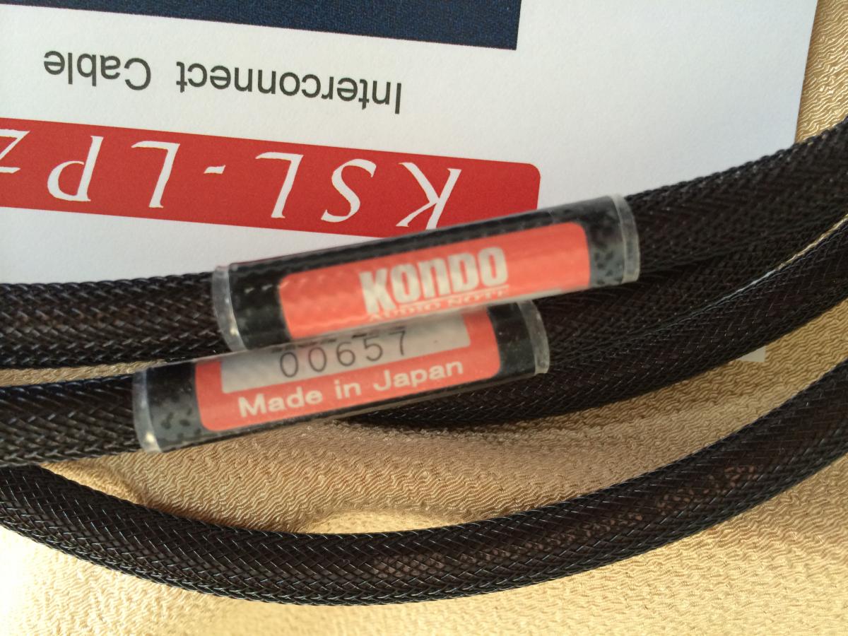 SOLD: FS: Kondo KSL LPZ 1 M XLR Interconnect Cables - Stereo, Home ...