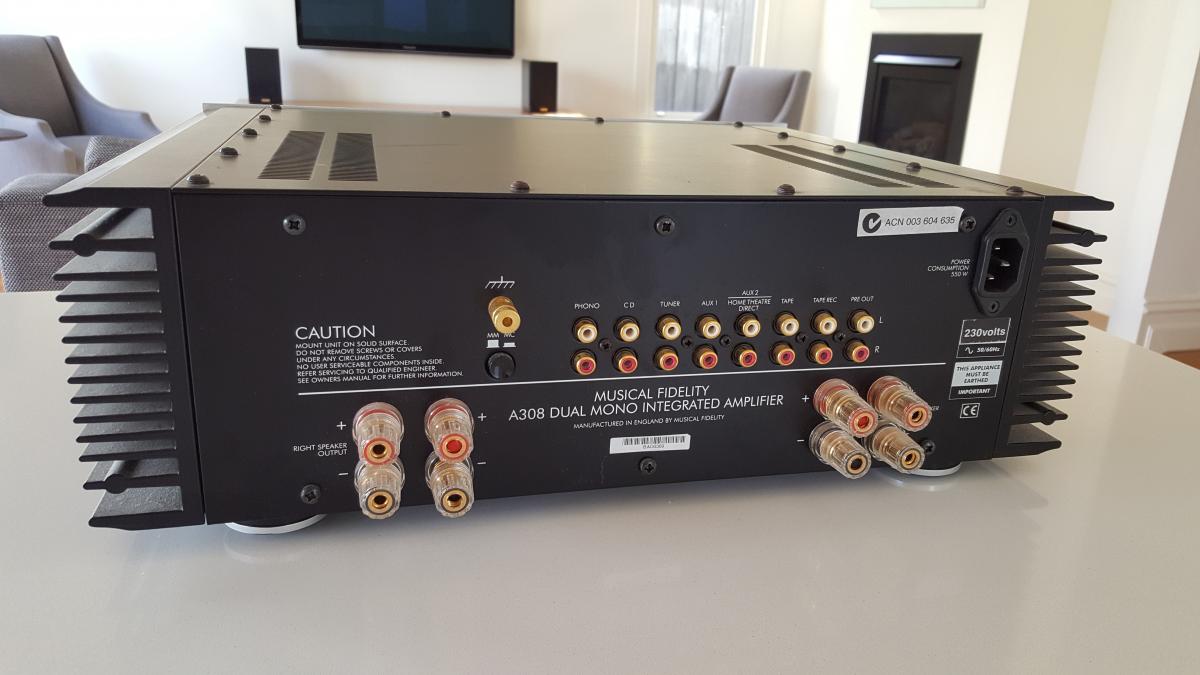 SOLD: FS: Musical Fidelity A308 Dual Mono Integrated Amplifier ...