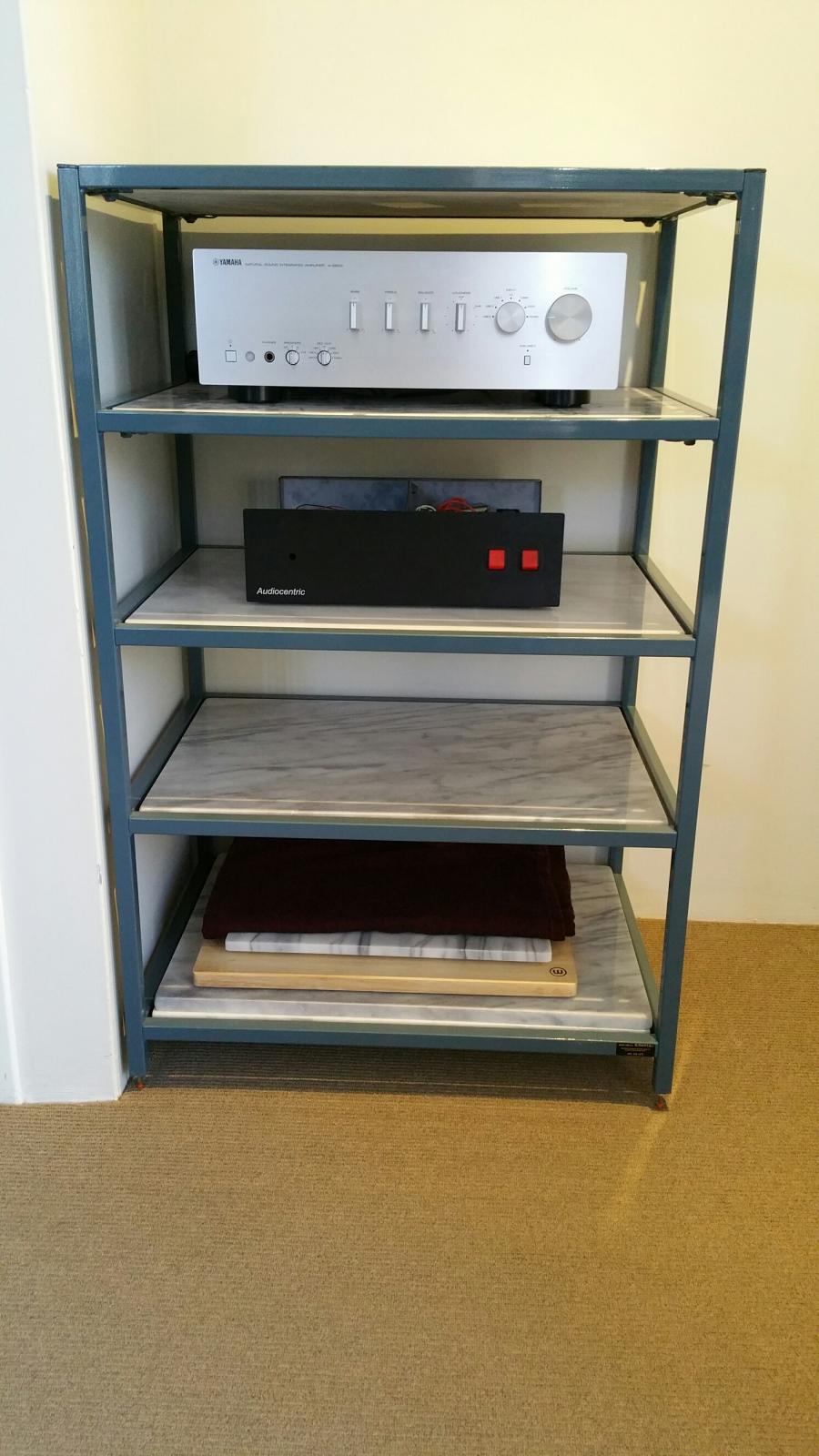 FS: Audiofurn 5 Shelf Hifi Rack with Granite Shelves |﻿ Stereo, Home ...