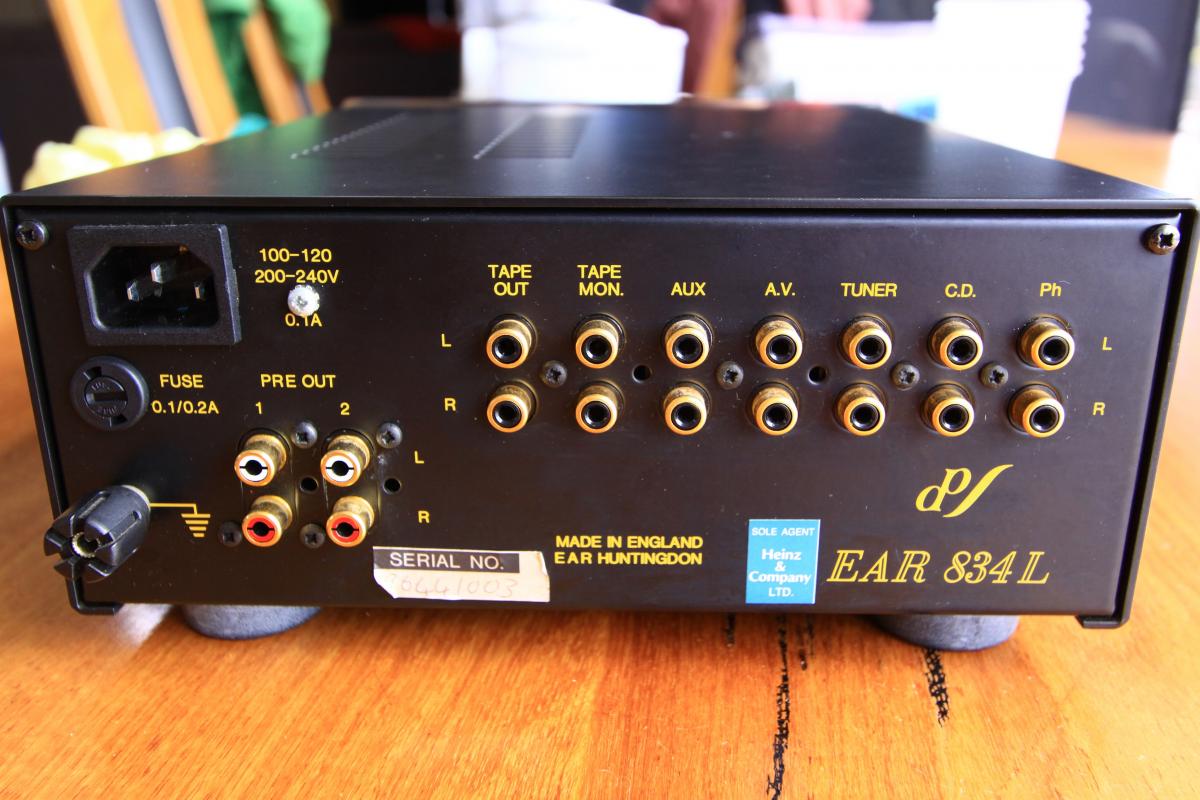 SOLD: EAR 834L Deluxe Preamplifier - Stereo, Home Cinema, Headphones ...