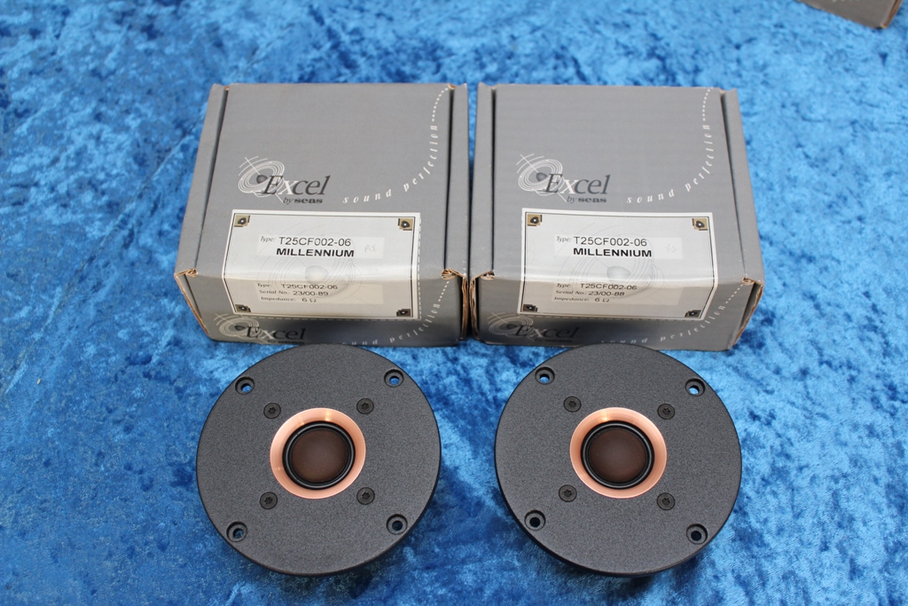 SOLD: Seas Excel Millennium Tweeters - pair - Stereo, Home Cinema ...