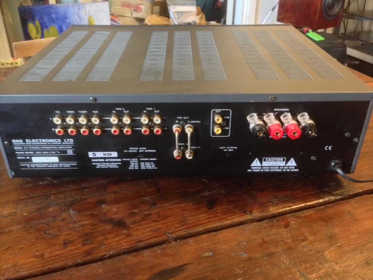 SOLD: NAD 317 Integrated Amplifier - Stereo, Home Cinema, Headphones ...