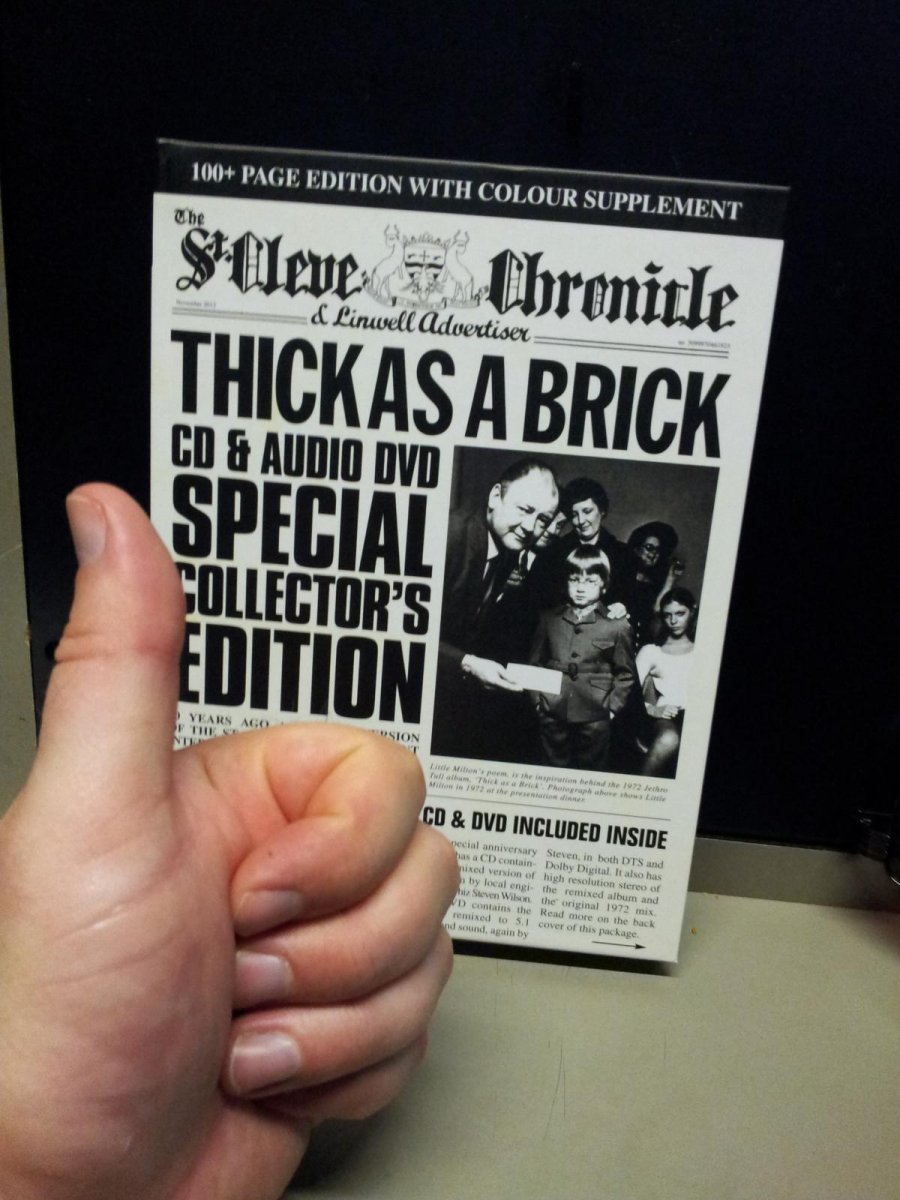 Thick As A Brick 40th Anniversary Edition - Music, Musicians and Bands ...