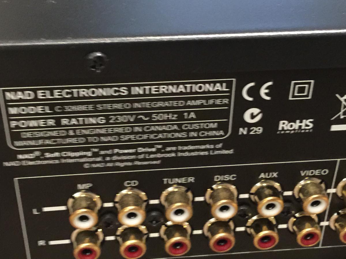 NAD C326BEE Amplifier (Price Drop) - Stereo, Home Cinema, Headphones ...