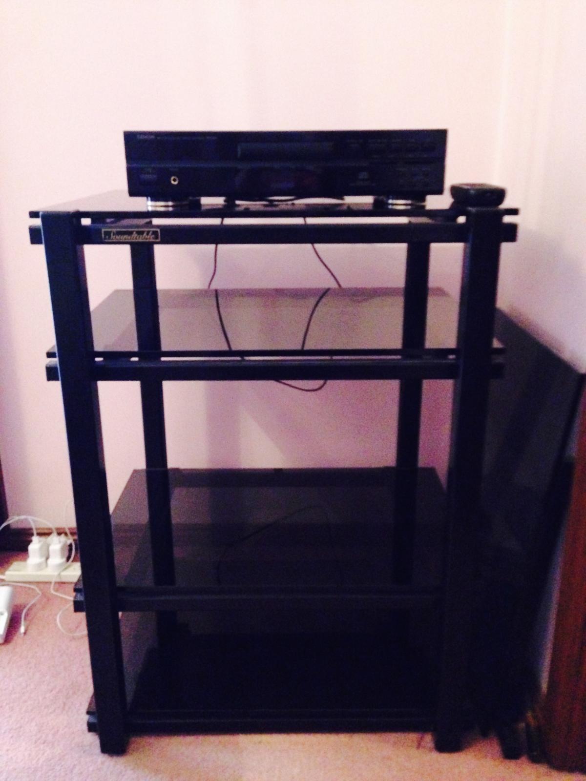 SOLD: Soundtable Hi-Fi Rack with free Denon CD Player - Stereo, Home ...