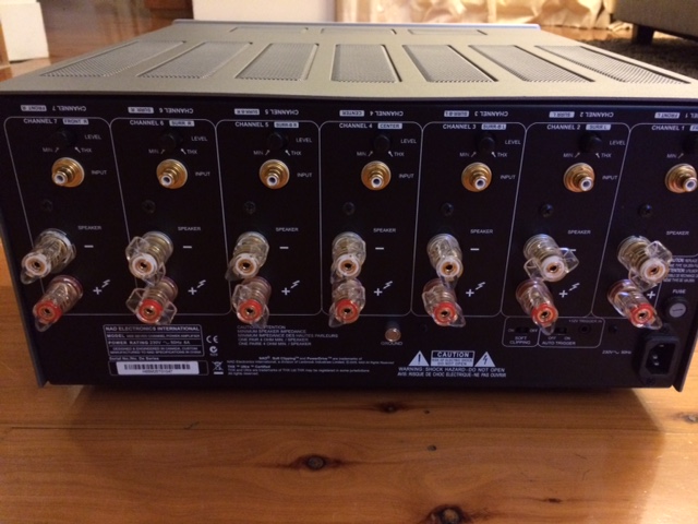 NAD M25 Master's Series 7 Channel Power Amplifier |﻿ Stereo, Home ...