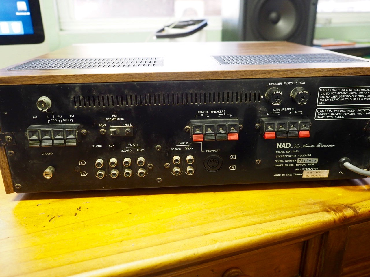 NAD Vintage 7030 Receiver (1977) - Stereo, Home Cinema, Headphones ...