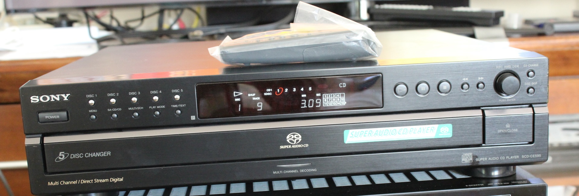 Sony SCD-CE595 5-Disc CD/Super Audio CD Player |﻿ Stereo, Home Cinema, Headphones Components