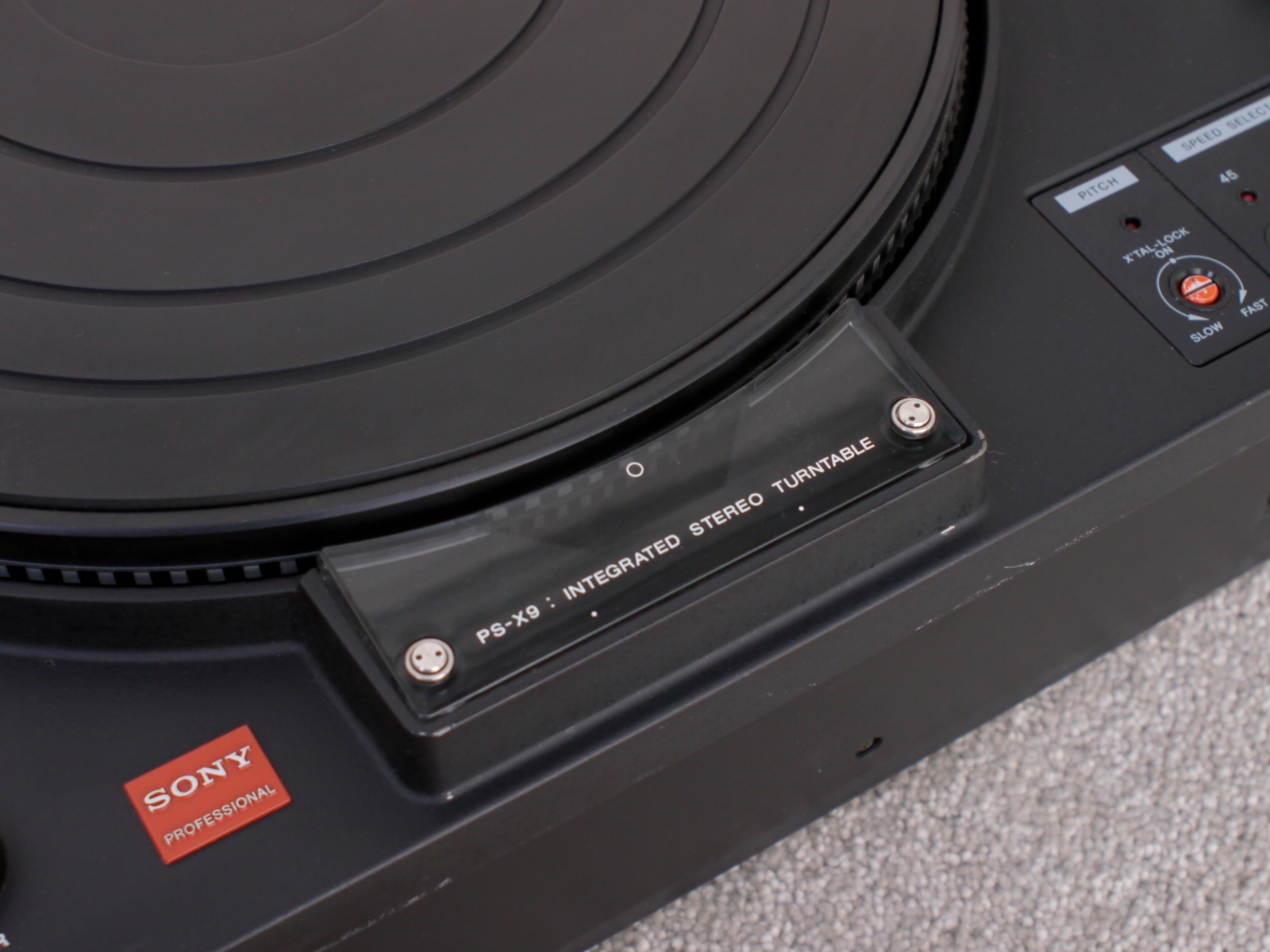 SOLD: Sony PS-X9 broadcast turntable - Stereo, Home Cinema, Headphones Components - StereoNET