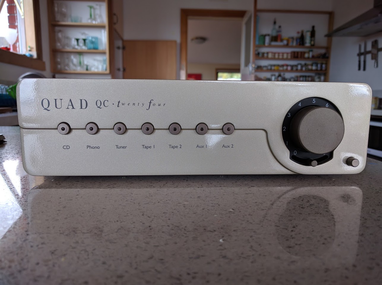 SOLD Quad QC24 valve preamp (without optional phono stage) - Stereo ...