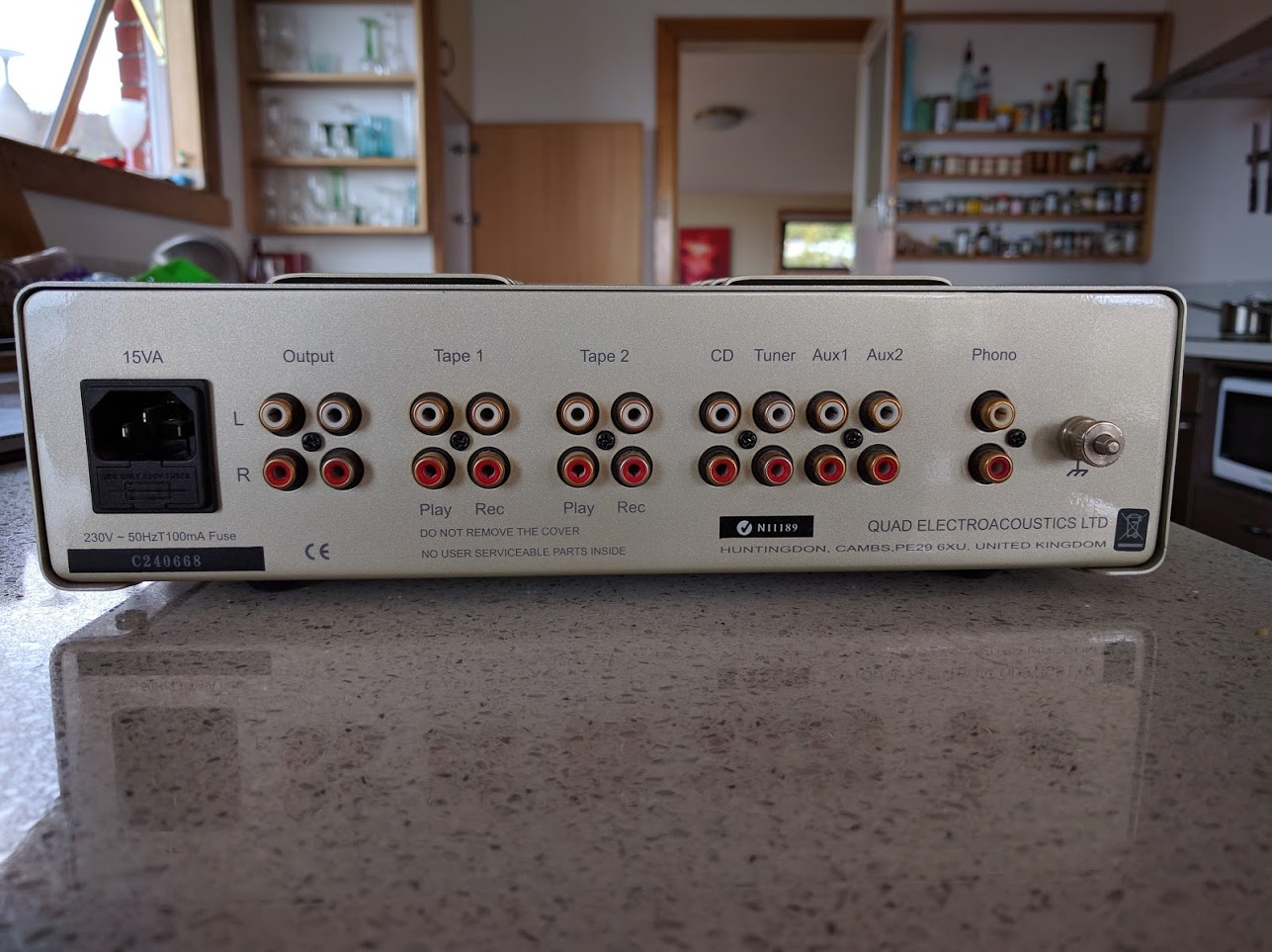 SOLD Quad QC24 valve preamp (without optional phono stage) - Stereo ...